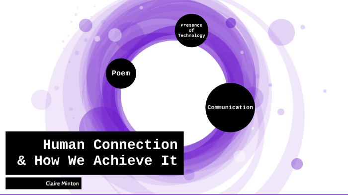 Technology and Human Connection by Claire Minton on Prezi
