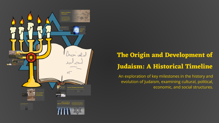 The Origin and Development of Judaism: A Historical Timeline by Simon ...