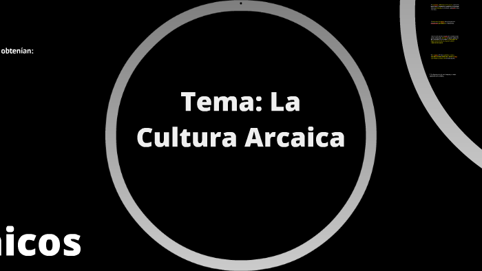 Arcaicos/Igneris by Jose Berrios on Prezi