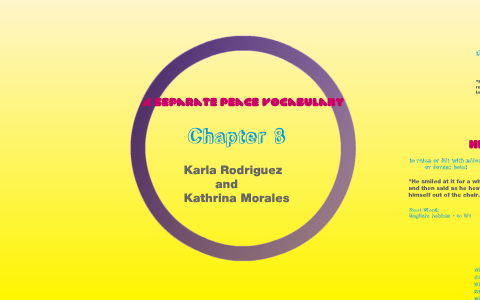 A Separate Peace Vocabulary by Karla Rodriguez on Prezi