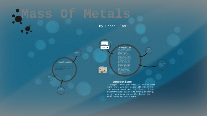 Mass Of Metals by Ethan Elam on Prezi