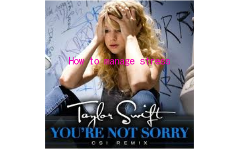 how to manage stress by wendy saenz on Prezi