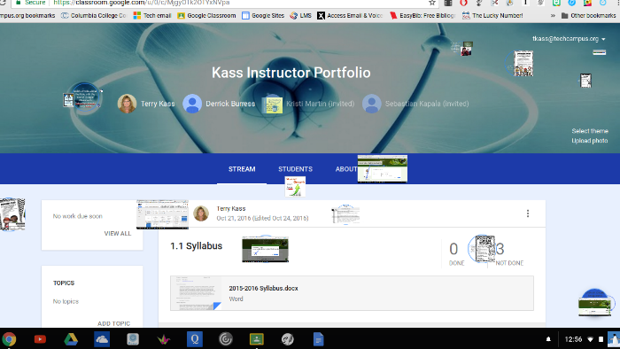 Build a Professional Portfolio with the use of Google Classr by Terry ...