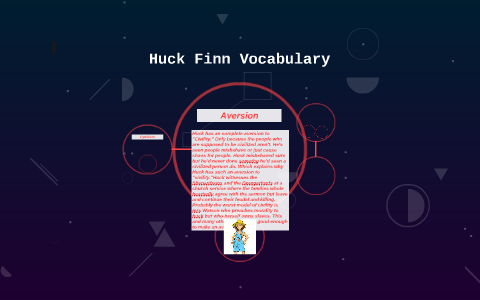 Huck Finn Vocabulary by Chris Blank on Prezi