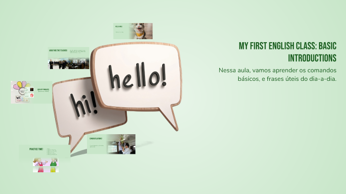 My First English Class: Basic Introductions by Débora Muniz on Prezi