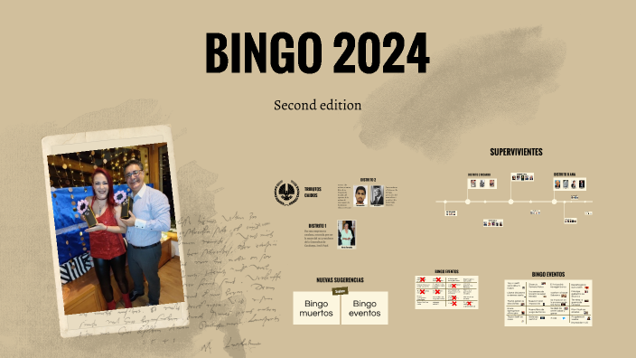 BINGO 2024 by Sara MG on Prezi