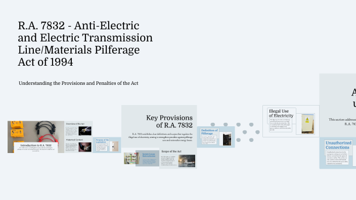 R.A. 7832 - Anti-Electric and Electric Transmission Line/Materials ...