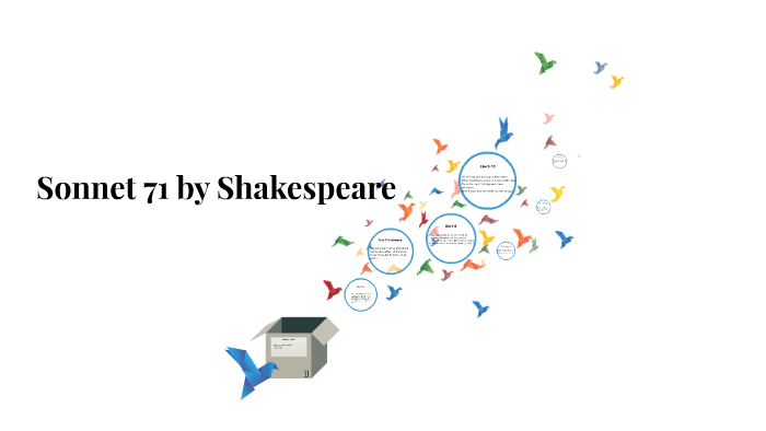 Sonnet 71 by Shakespeare by Phoebe I on Prezi