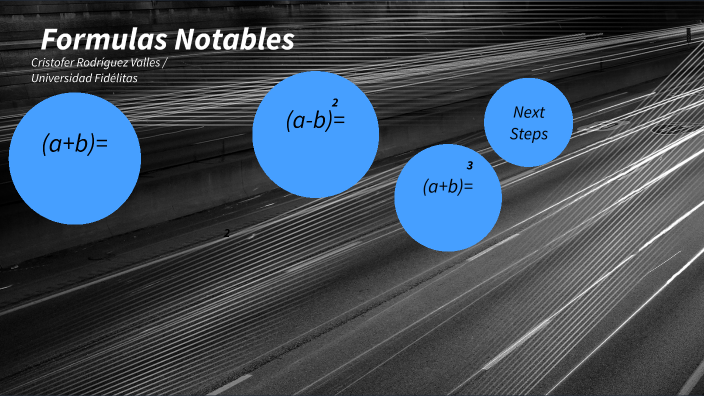 Formulas Notables by Cristofer Rodriguez on Prezi