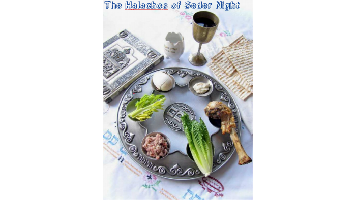 Halachos of the Seder Night by avi weber on Prezi