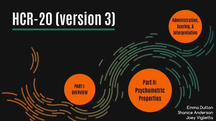 HCR-20 V3 by Shanice Anderson on Prezi