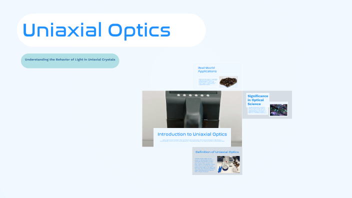 Uniaxial Optics by YESHUA JAMES VILLARIN on Prezi