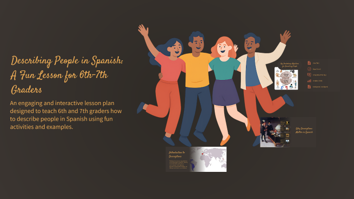 Describing People in Spanish: A Fun Lesson for 6th-7th Graders by ...