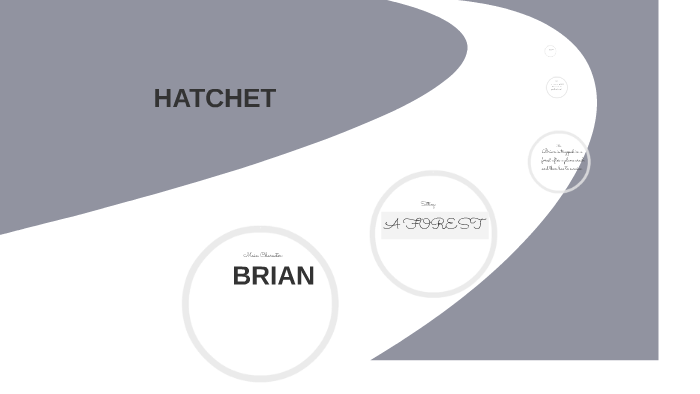 Hatchet: Main Characters, Setting Plot, Etc. by Chase Vitulich on Prezi