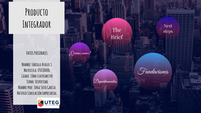 Producto Integrador by FABIOLA AVALOS SANTILLAN on Prezi