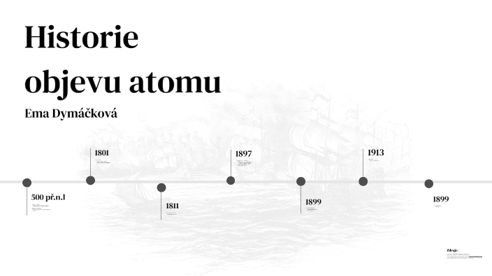 Historie objevu atomu by Ema Dymackova on Prezi