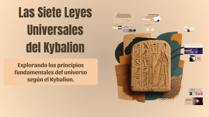 Las Siete Leyes Universales del Kybalion by SPANDAN YOGA INSTITUTE on Prezi