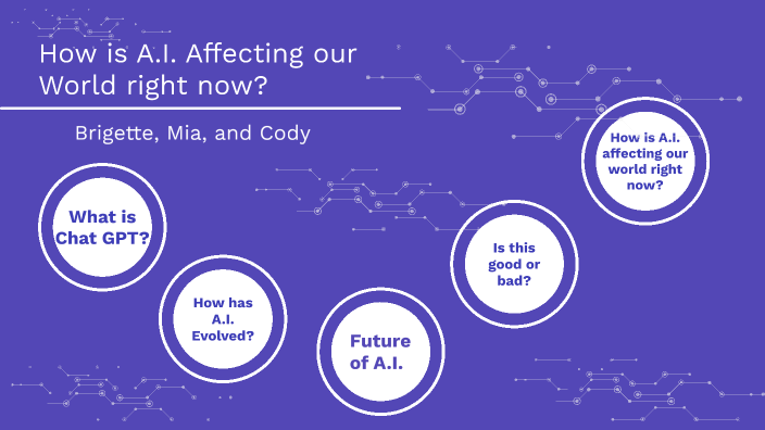 How is A.I. Affecting our World right now? by Brigette Clarke on Prezi