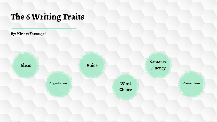 The 6 Writing Traits by Miriam Yamasqui on Prezi