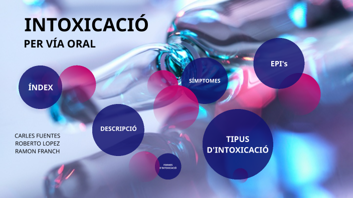 INTOXICACIÓ PER VIA ORAL by Ramon Franch on Prezi