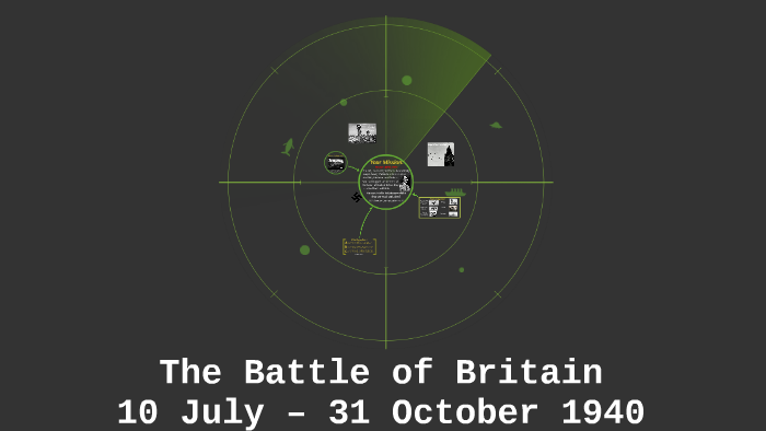 The Battle of Britain 10 July – 31 October 1940 by Josh Coughlan on Prezi