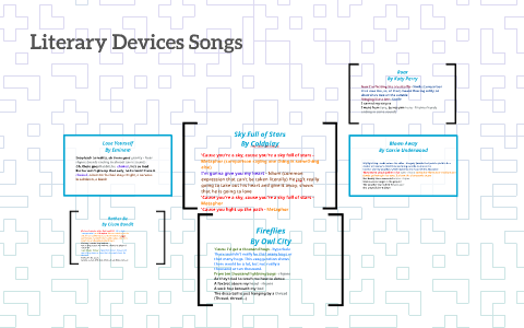 Literary Devices Songs by Christian Evans-Pollard on Prezi