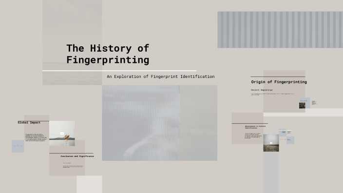 History of Fingerprinting by Chereiona McCrary on Prezi