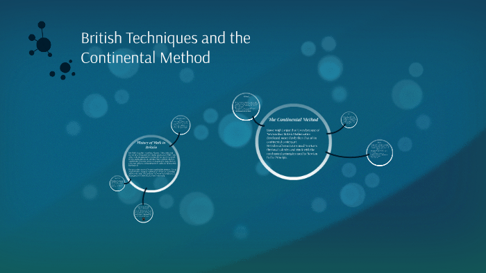 British Techniques and the Continental Method by Justin Wright on Prezi
