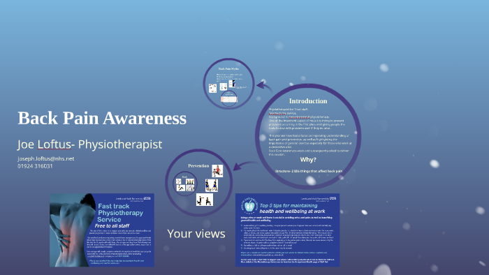 Back Pain Awareness by on Prezi