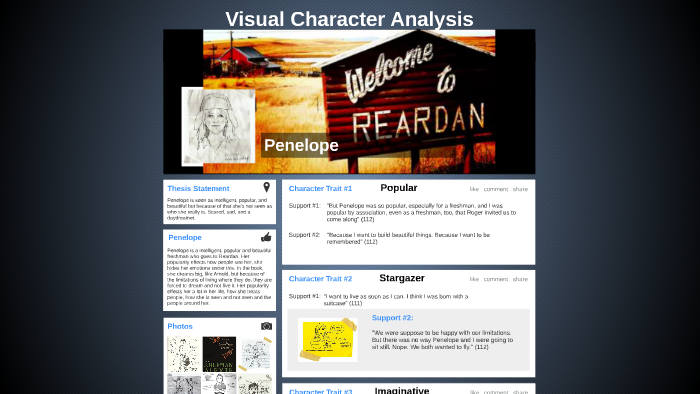 Visual Character Analysis by Kathryn Orth on Prezi