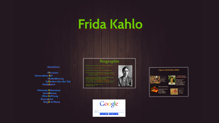 Frida Kahlo by Finn Glass on Prezi