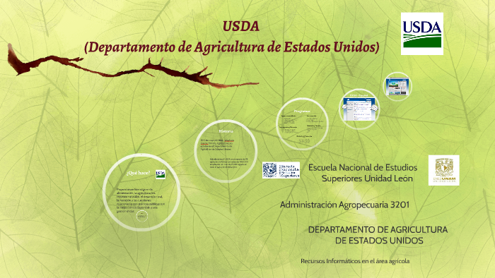 USDA (Departamento de Agricultura de Estados Unidos) by Andrea ...