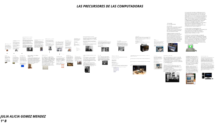 Linea de tiempo sobre de maquinas y sus precursoras by Julia alicia ...