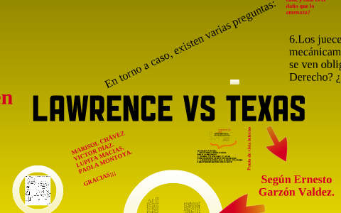 Caso Lawrence Vs Texas by Paola Montoya Salmón on Prezi