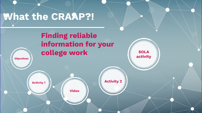 What the CRAAP?! (Research skills) by Graeme Muirhead on Prezi