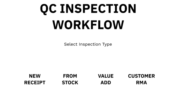 QC INSPECTION WORKFLOW by Chris Brooks on Prezi