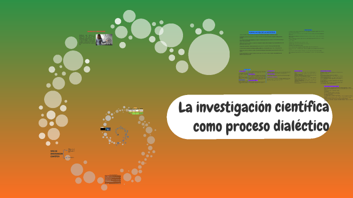 La investifación científica como proceso dialéctico by Emiliano Ruiz ...