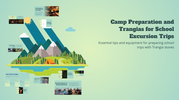 Camp Preparation and Trangias for School Excursion Trips by kayden ...