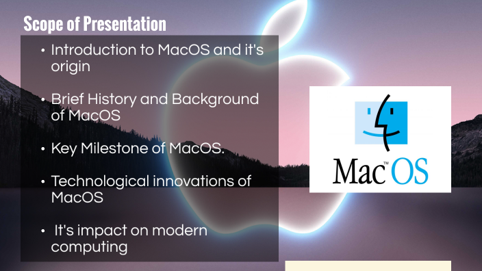 The Evolution of macOS by Trixie Eunice Espacio on Prezi