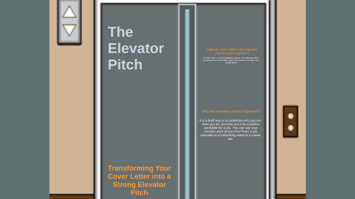 Transforming Your Cover Letter into a Compelling Elevator Pitch by CEAT ...