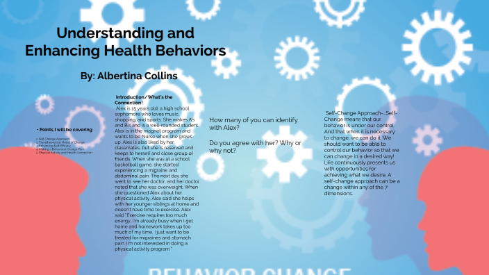 Understanding and Enhancing Health Behaviors by Albertina Dean on Prezi