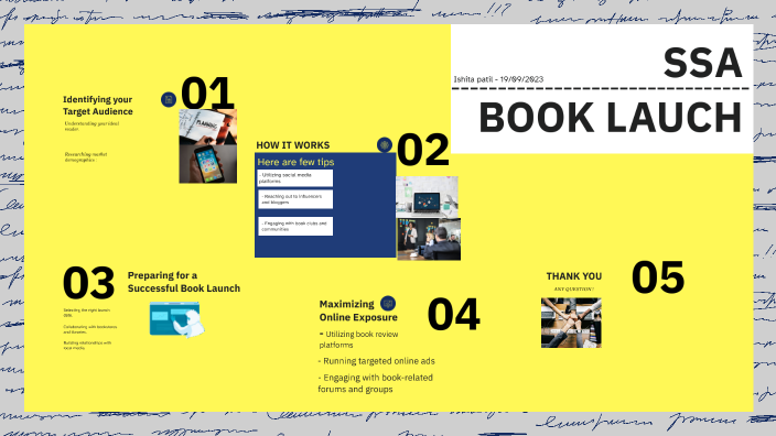 BOOK SSA LAUNCH by ishita patil on Prezi