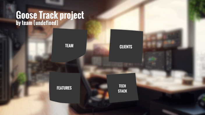 Goose Track by Антон Сокольчук on Prezi