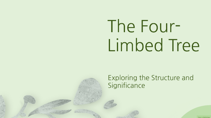 The Four-Limbed Tree by HJ Cho on Prezi