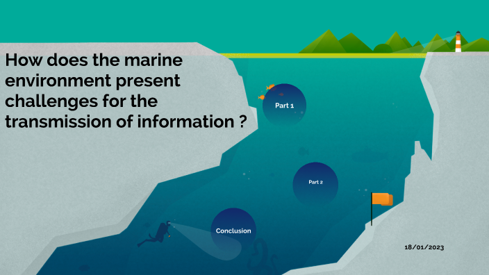 How does the marine environment present challenges for the transmission ...