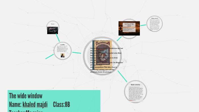 The Wide Window by Violet Baudelaire