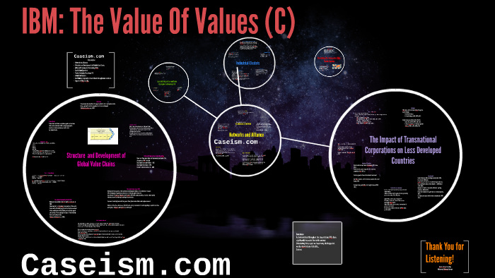 IBM: The Value Of Values (C) by TheCaseSolutions .com on Prezi