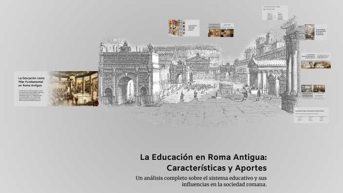 La Educación en Roma Antigua: Características y Aportes by Ronald ...