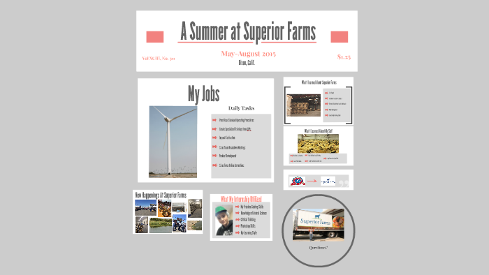A Summer at Superior Farms by ashtin bechtold on Prezi