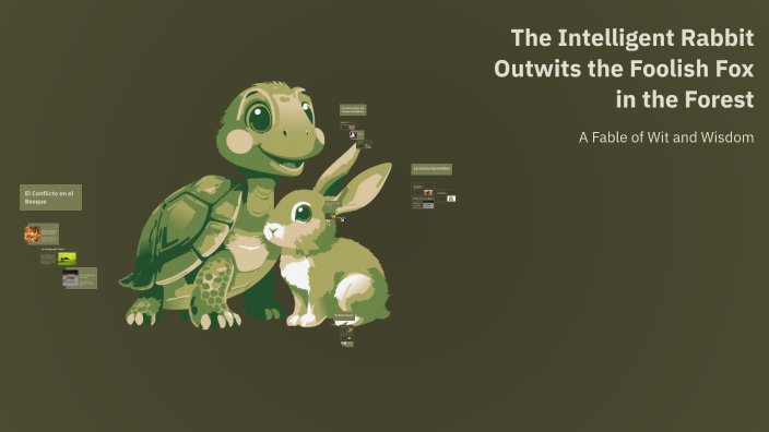 The Intelligent Rabbit Outwits the Foolish Fox in the Forest by ...